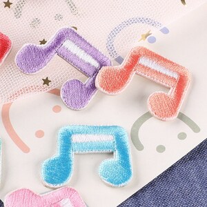 Note Applique Patch,music Note Patch,embroidery Patch,music Patches for ...