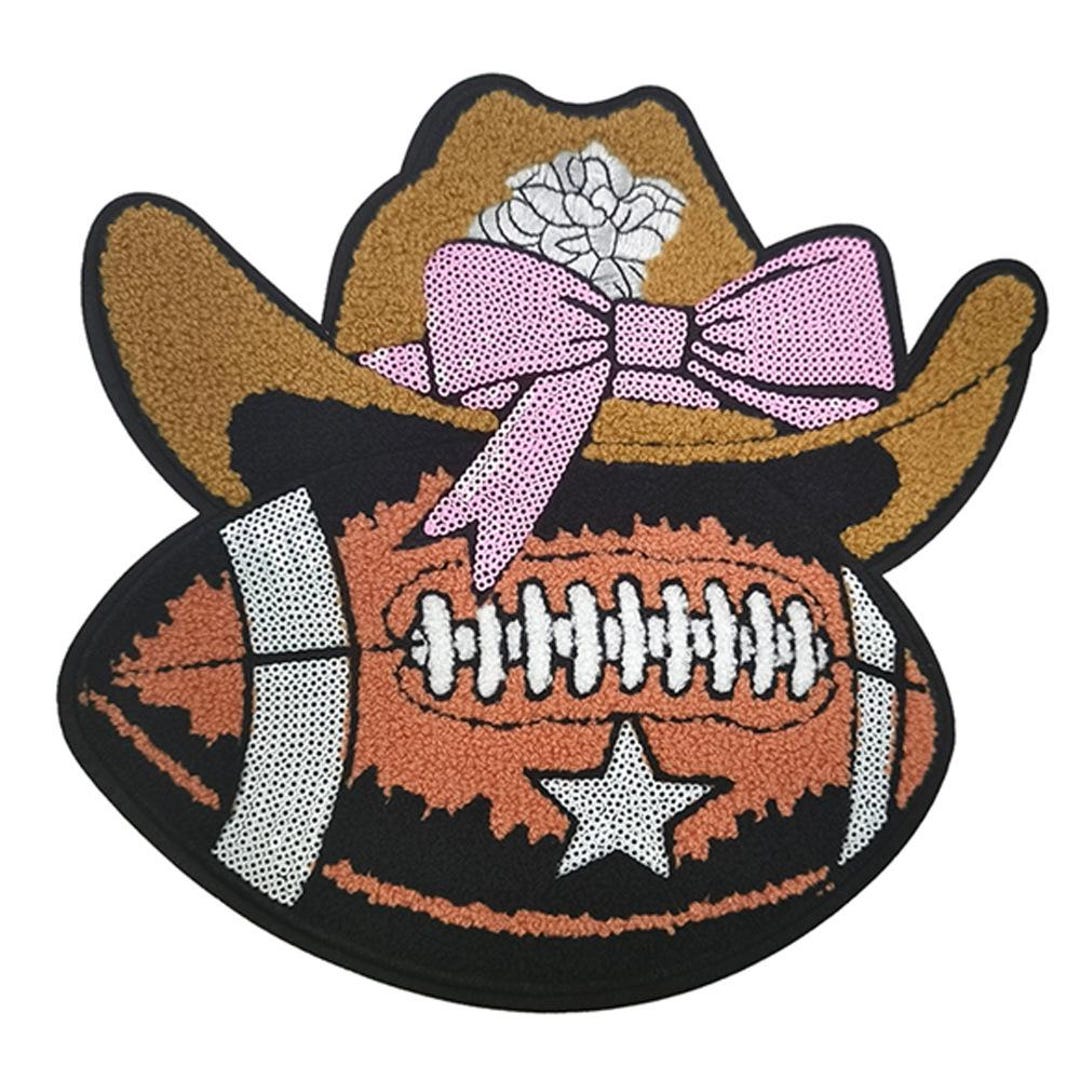 Game Day Football Patch,chenille Football Sport Patches,game Day Patch ...