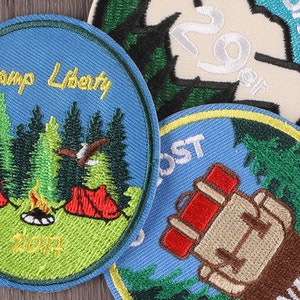 Round Popular Patches,outdoor Adventure Animals Patch, Nature Space ...