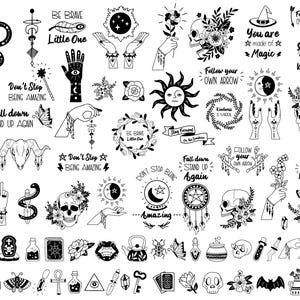 200 Witchcraft Svg, Magical Svg, Mystic Svg, Magic Svg, Celestial Svg ...