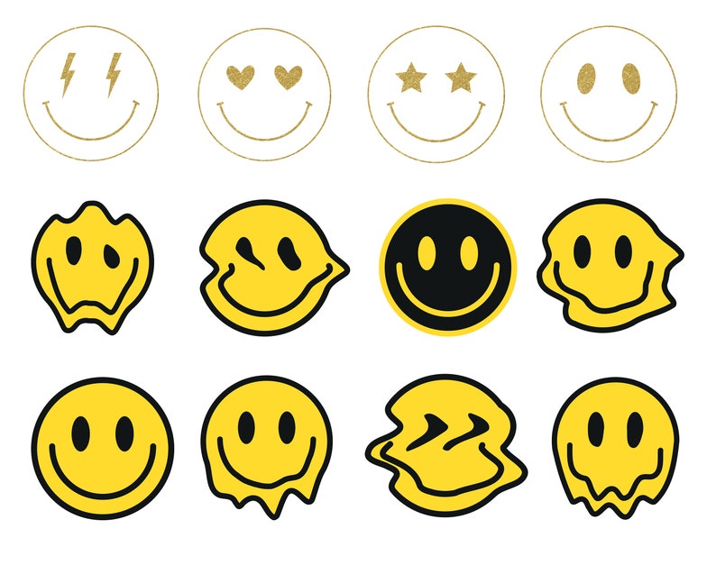 Mega Emoji Face SVG Bundle, Emoji Svg Bundle, Emoji PNG Bundle, Emoji ...