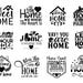 Home Svg Bundle, Home Sweet Svg, Sweet Home Clipart, Home Design, Home ...