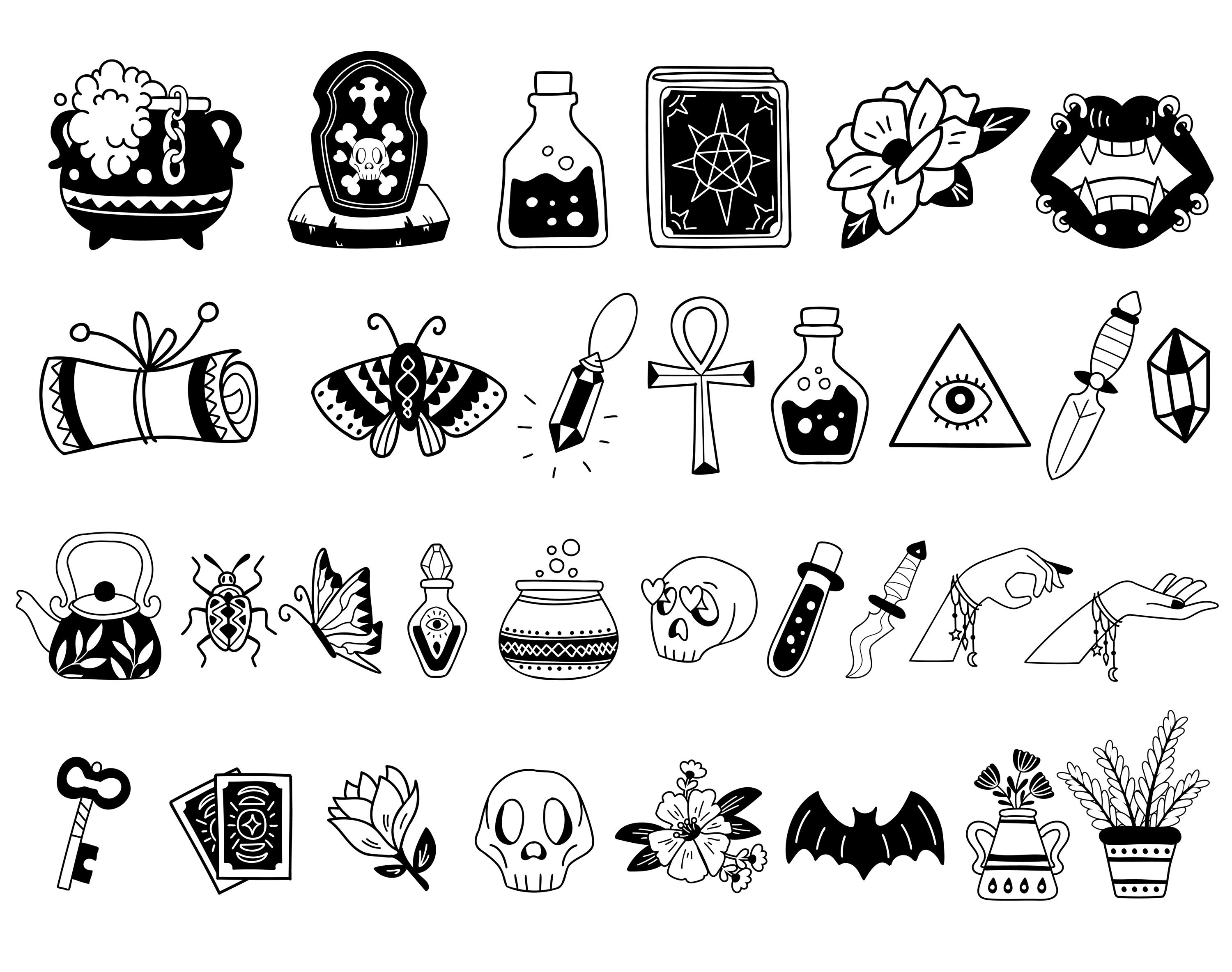 200 Witchcraft Svg, Magical Svg, Mystic Svg, Magic Svg, Celestial Svg ...