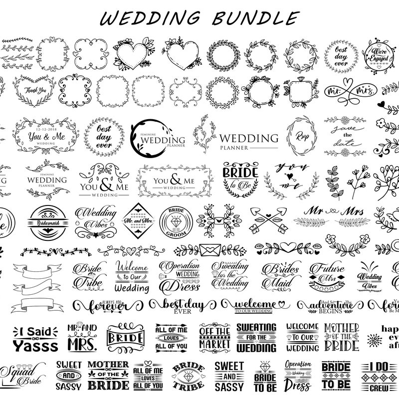 Wedding Svg - Etsy