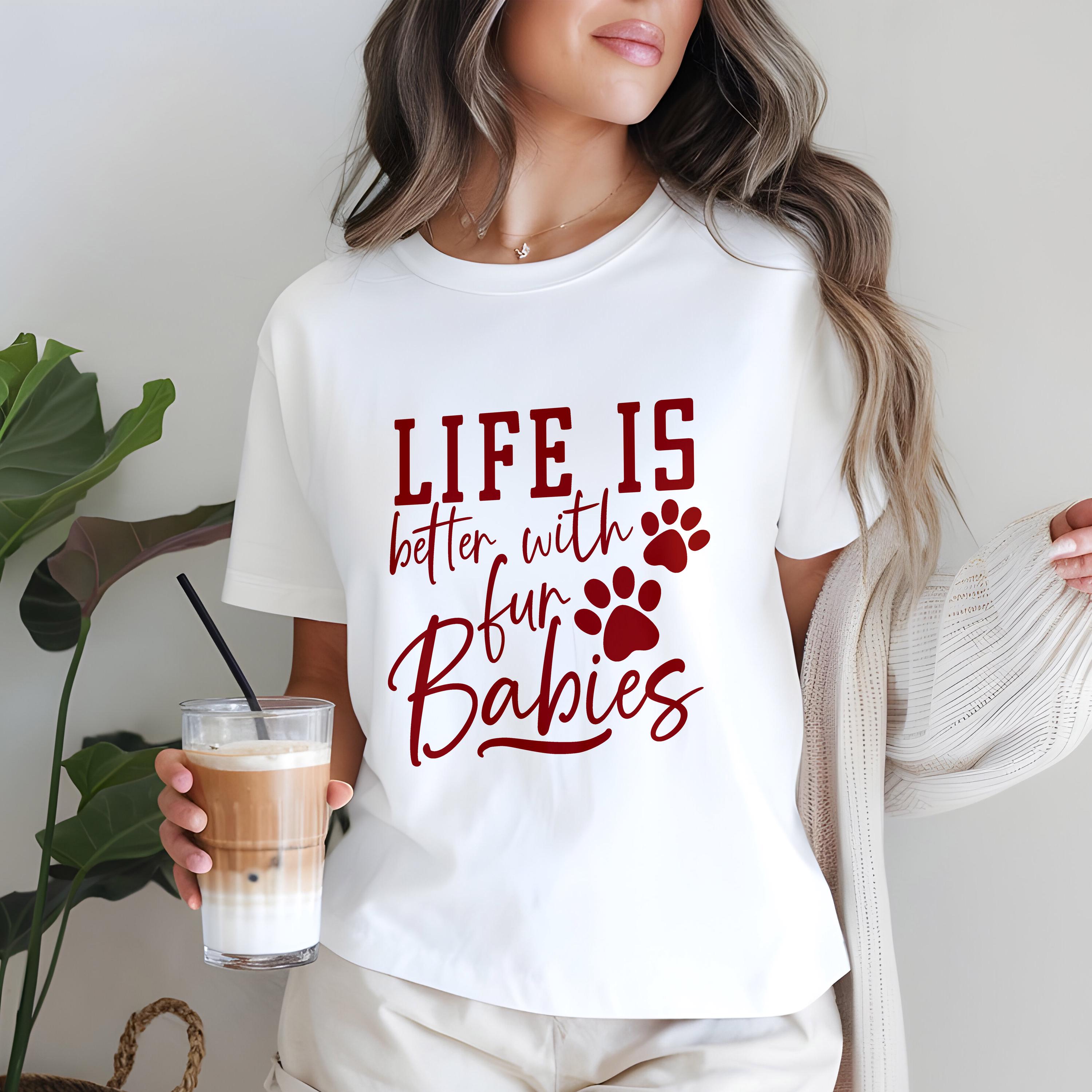 Life is Better With Fur Babies Embroidery Design, Fur Baby, Dog ...
