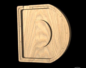 Letter B Money Box CNC File, Money Box SVG, Money Box DXF File, Kids ...
