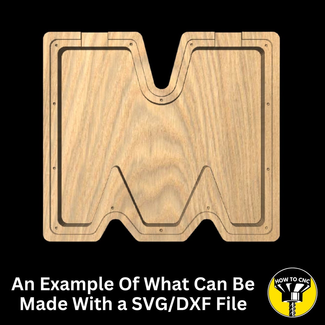 Letter M Money Box CNC File, Router SVG DXF (digital Download) - Etsy