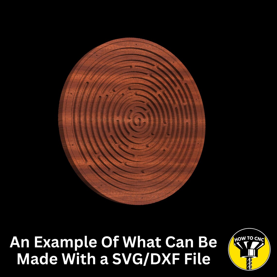 CNC Maze SVG File, Cnc Maze DXF File, Handheld Maze Cnc File, Wooden ...