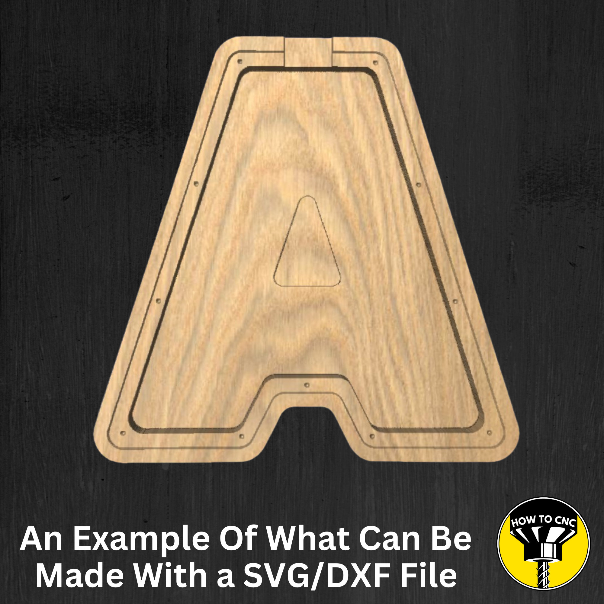 Letter A Money Box Cnc File, Money Box SVG, Money Box DXF File, Kids ...