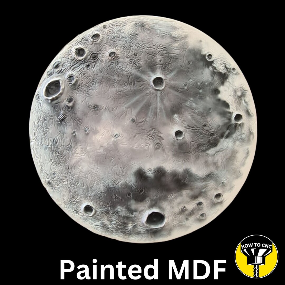 Moon Stl File Moon Moon Cnc Files Cnc Wall Decor Cnc Art Moon For