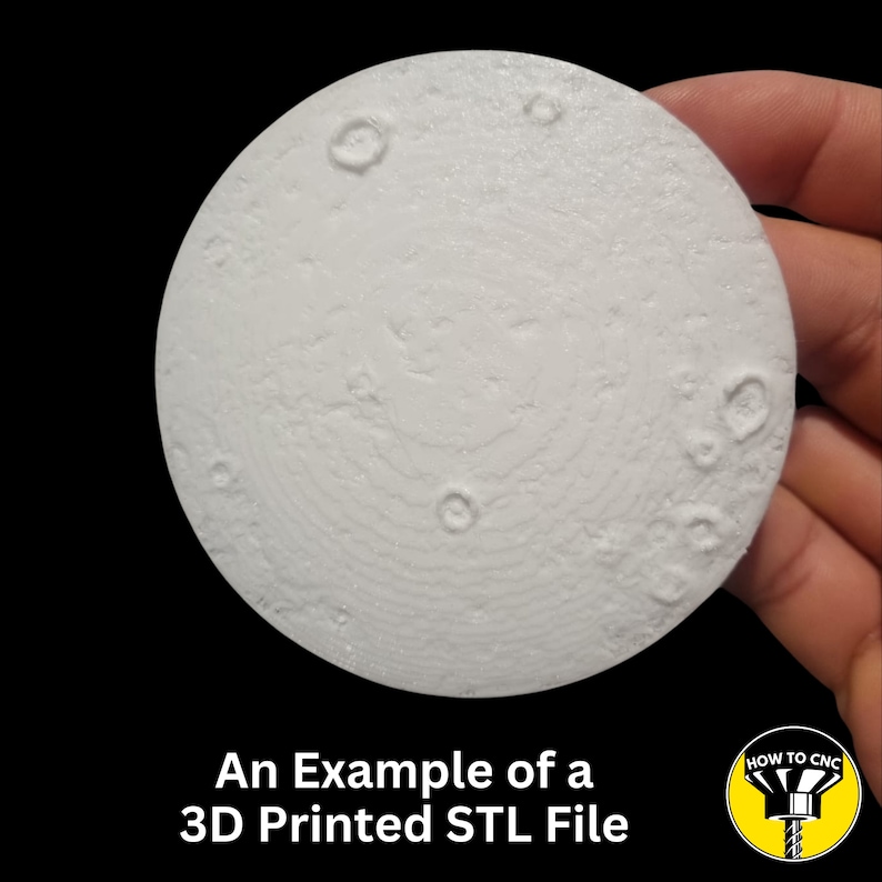 Moon STL File, Moon, Moon CNC Files, Cnc Wall Decor, Cnc Art, Moon for ...