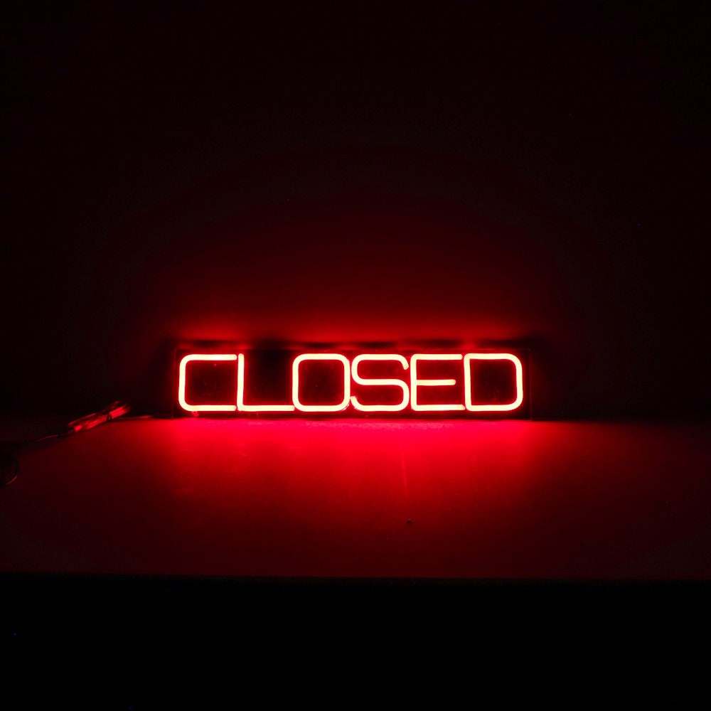 Closed Caps LED Neon Sign - Etsy