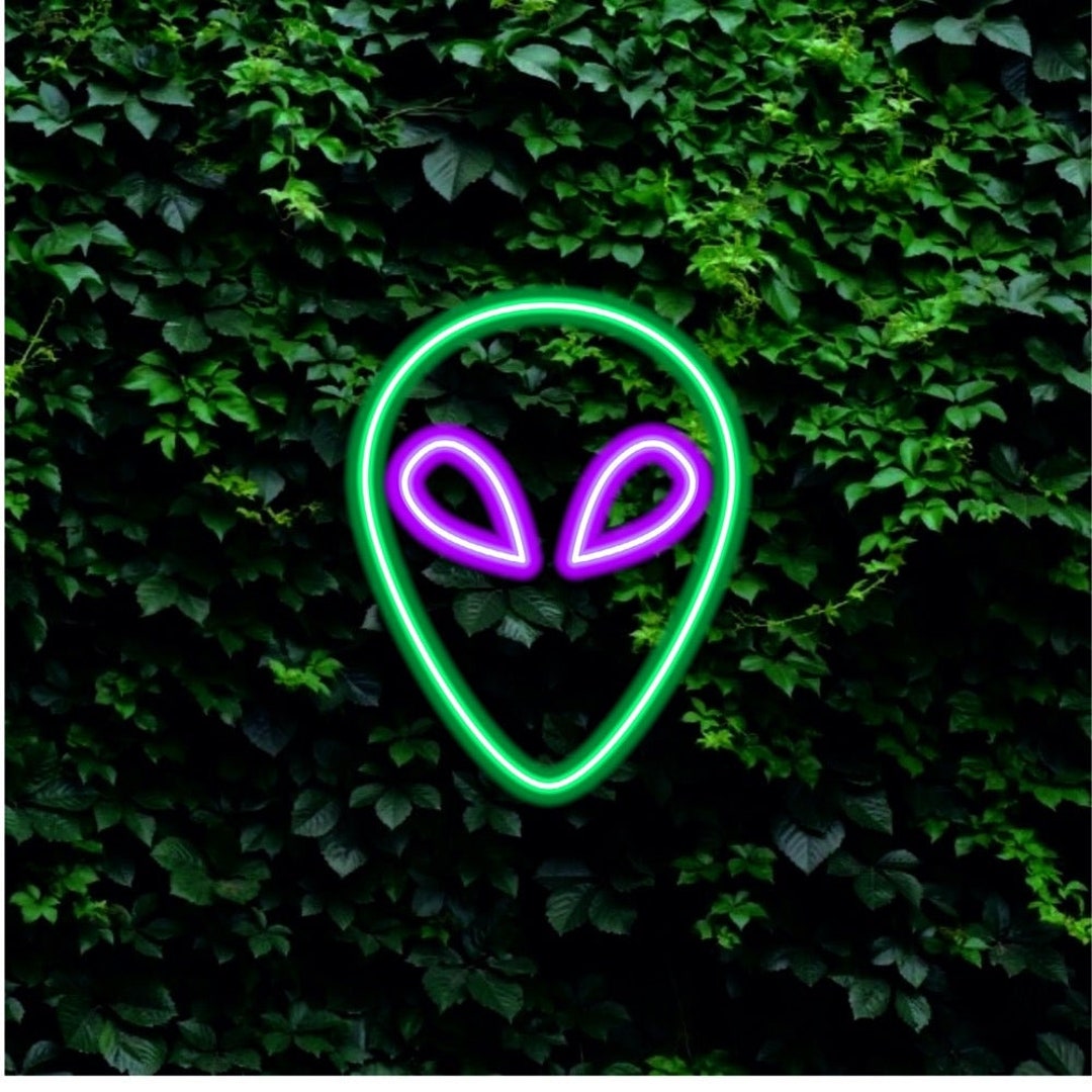 Alien LED Neon Sign - Etsy