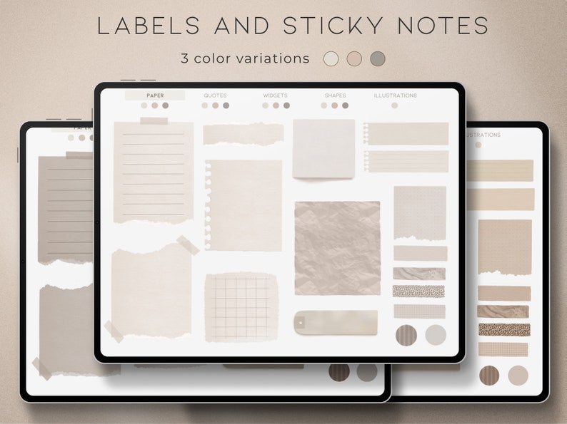 Digital Stickers Book for Goodnotes, Digital Planner Stickers, iPad ...