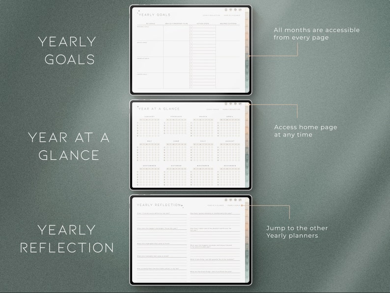 Minimalist Digital Planner Undated Goodnotes Planner Daily - Etsy