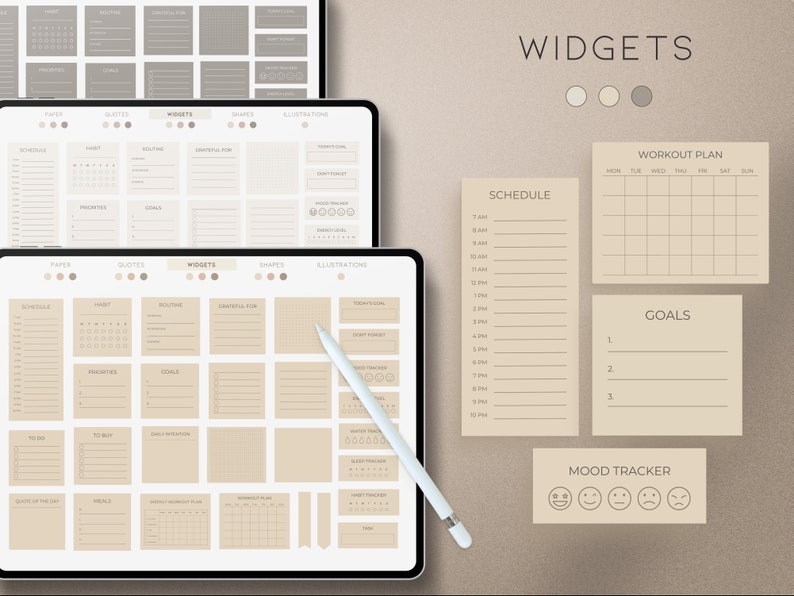 Digital Stickers Book for Goodnotes, Digital Planner Stickers, iPad ...