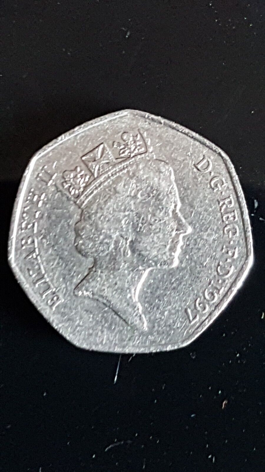 Extremely Rare 1997 50p Coin - Etsy