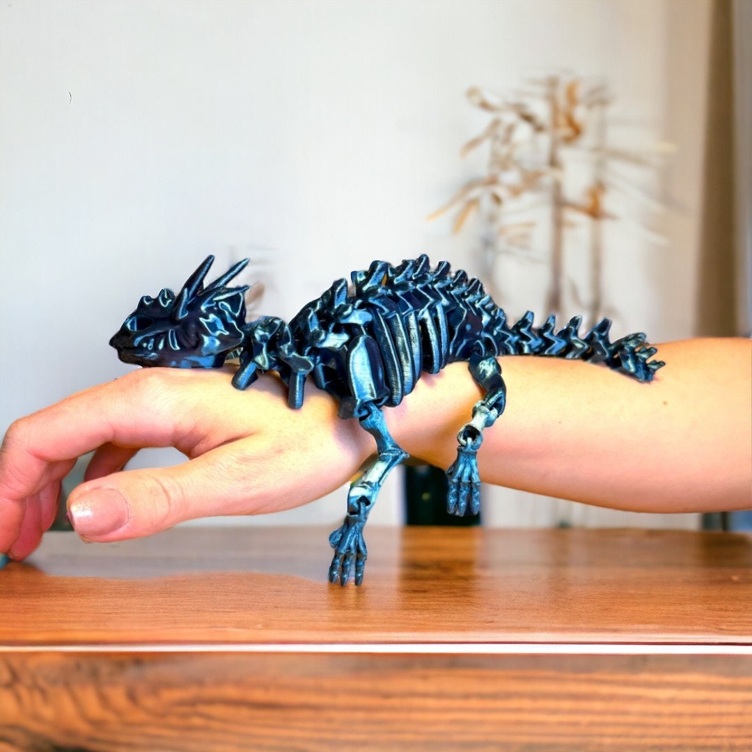 Skeleton Dragon 3D STL FİLE Articulated Skeleton Dragon 3D Print Stl ...