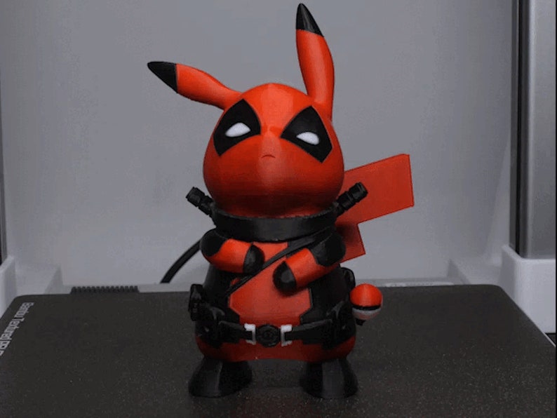 Deadpool Pikapool Pikachu 3D Stl File Pikapool Print File - Etsy UK