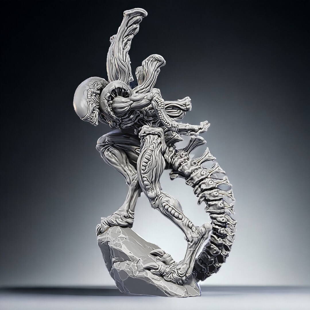 Alien 3D Stl File Statue STL File, 3D Digital Printing STL File Alien ...