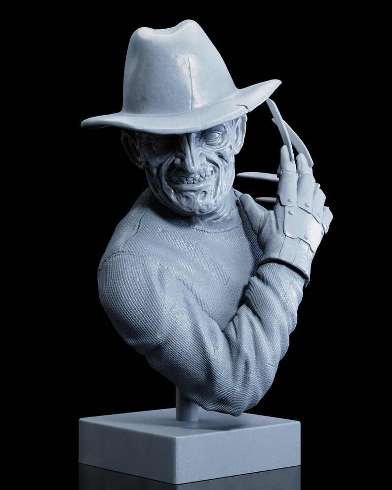 Freddy Krueger, STL File for 3D Printing, Freddy Krueger Figurine, Film ...