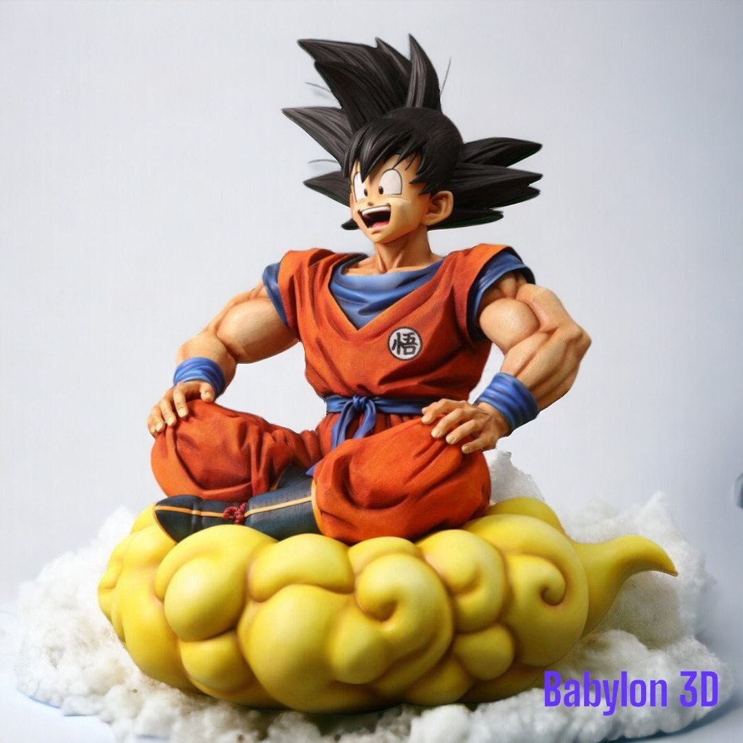 Anime STL File 3D Printing Digital STL File Anime Character Dragonball ...