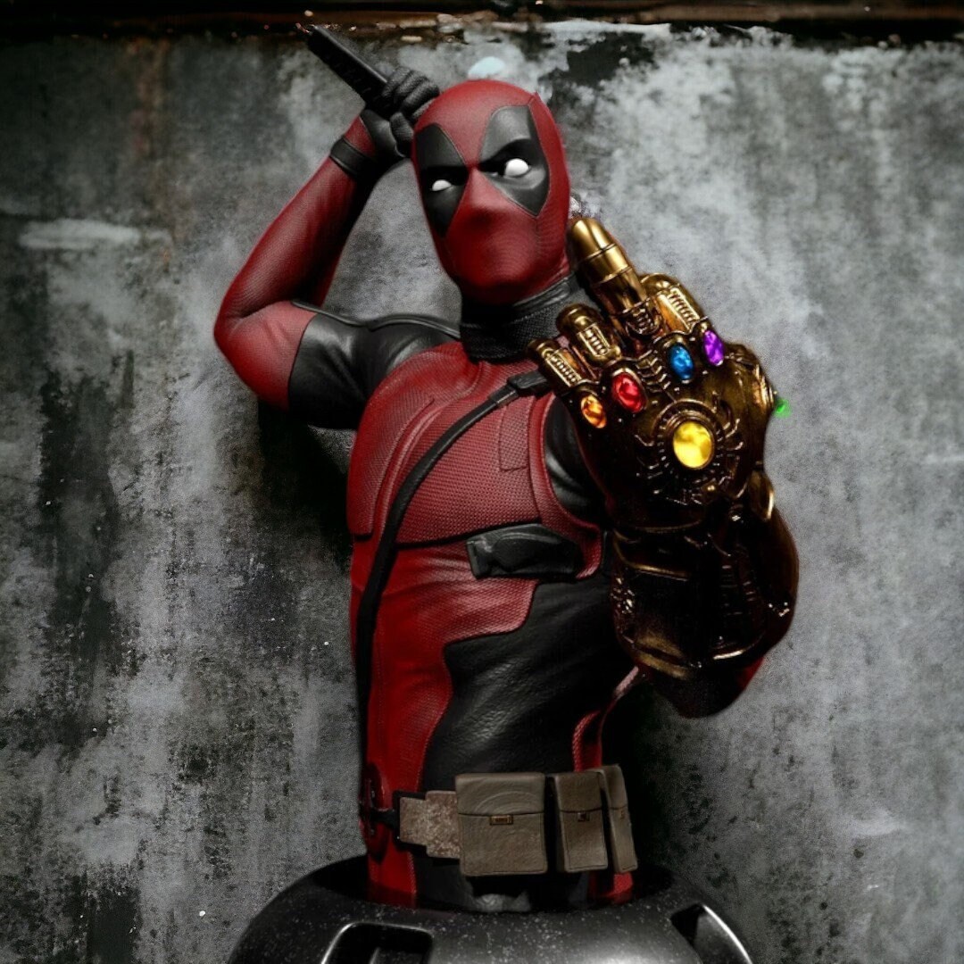 Deadpool 3D STL 3D Deadpool Figure STL Files Deadpool Infinity Gauntlet ...