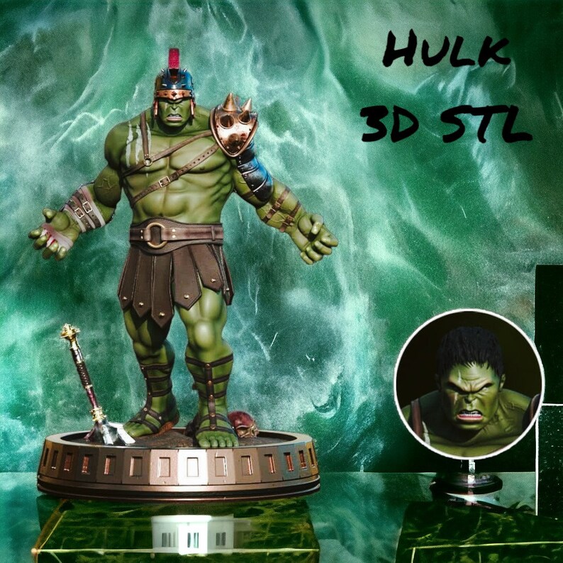 Marvel Hulk STL File, 3D Digital Printing STL File for 3D Printers ...
