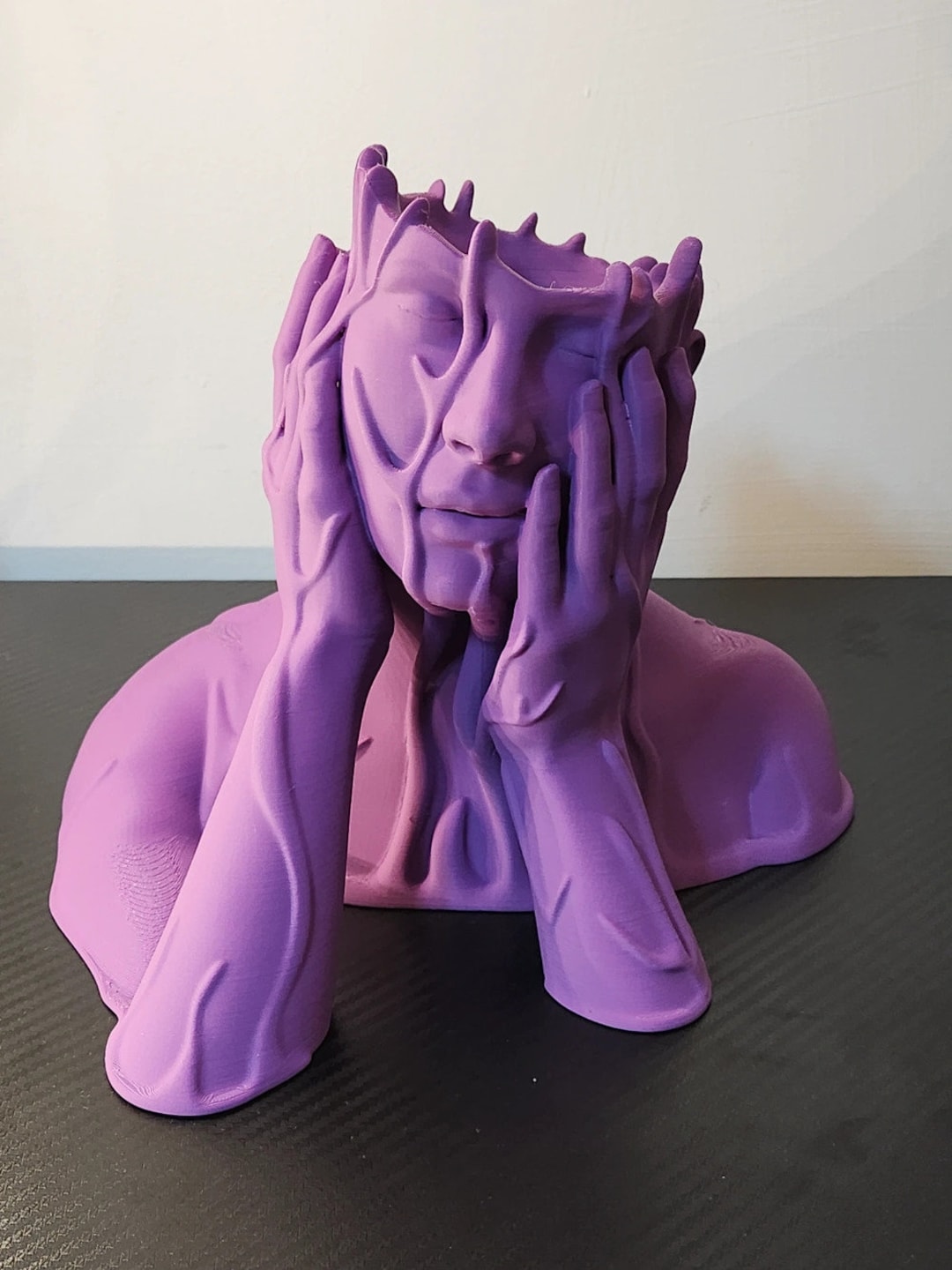 Surreal Melted Girl 3D Printed Vase: Unique Artistic Decor Piece 3D ...