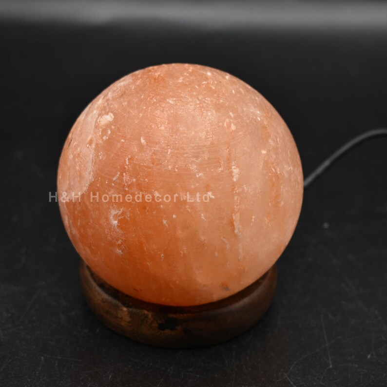 Pink Himalayan Salt Colour Changing USB Lamp 100% Hand Crafted Rock ...