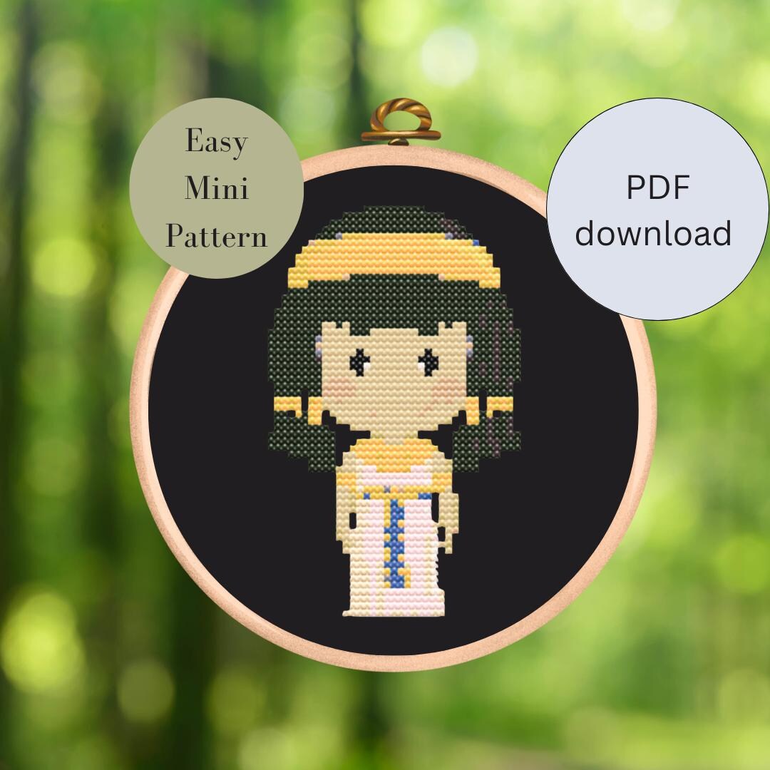 Mini Cleopatra "woman of the World" Cross-stitch Pattern | Beginner ...
