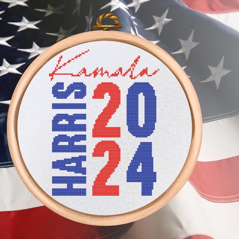 Kamala Harris Cross Stitch Pattern Inspirational Home Decor DIY ...