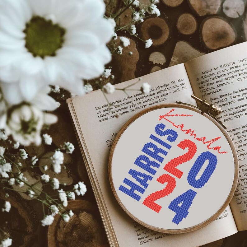 Kamala Harris Cross Stitch Pattern Inspirational Home Decor DIY ...