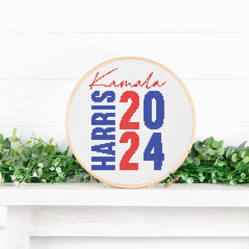Kamala Harris Cross Stitch Pattern Inspirational Home Decor DIY ...