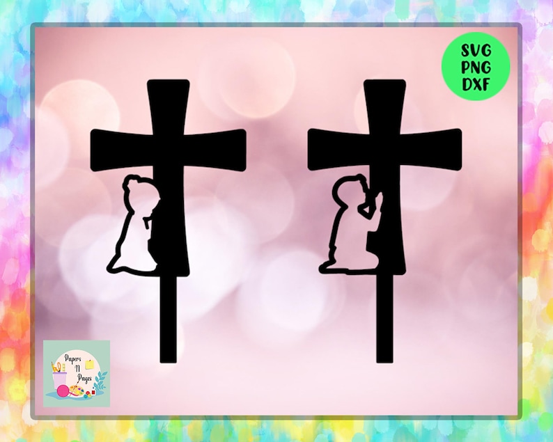 Holy Communion Topper SVG Boy Praying SVG Girl Praying SVG - Etsy