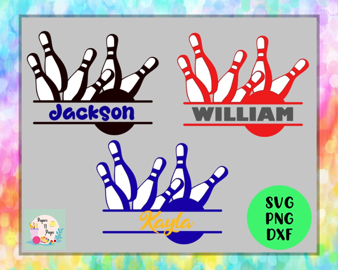 Bowling Pins SVG Digital Download for Cricut - Etsy