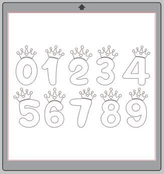 Crown Numbers SVG, Birthday Numbers With Crown Svg, Princess, Girl ...