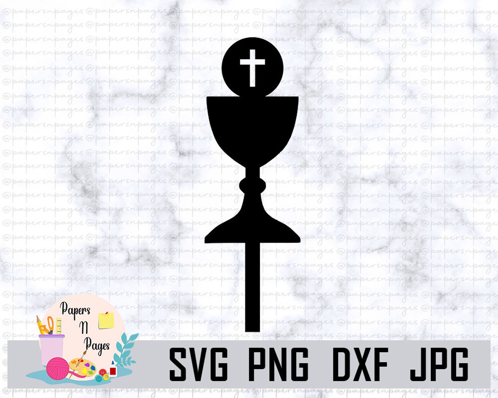 Communion Topper SVG, Chalice SVG, Cross SVG, Laser File , Glowforge - Etsy