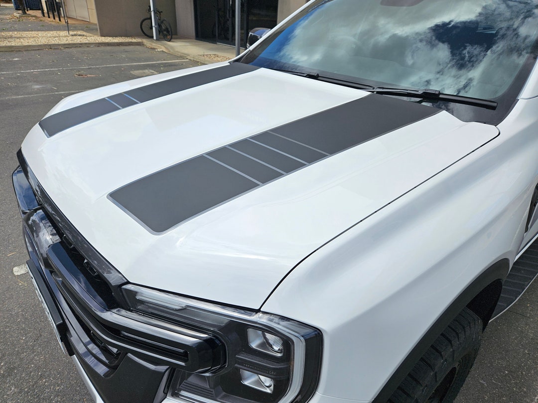 Ford Ranger Raptor Bonnet Stripe Kit - Etsy Australia