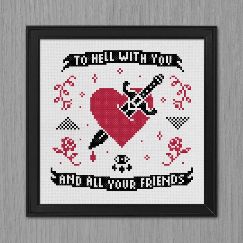Punk Cross Stitch - Etsy Australia