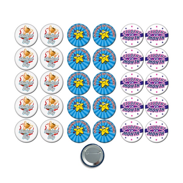 Student of the Month Pin - Etsy