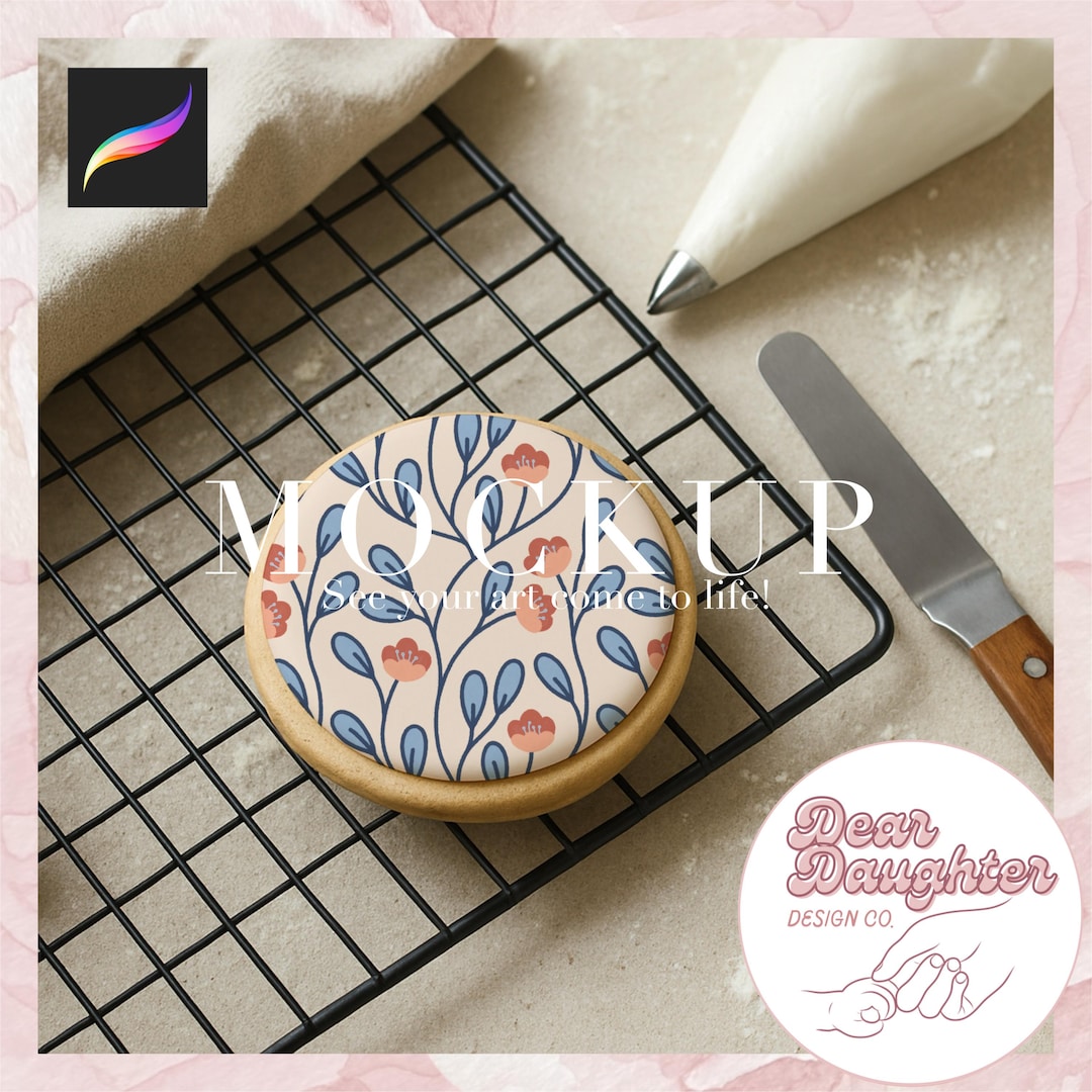 Procreate Mockup for Cookie Business | Cookie Mockup for Procreate ...