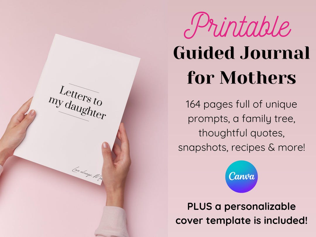 Mother’s Day Gift | Printable Mother-daughter Keepsake Journal With ...