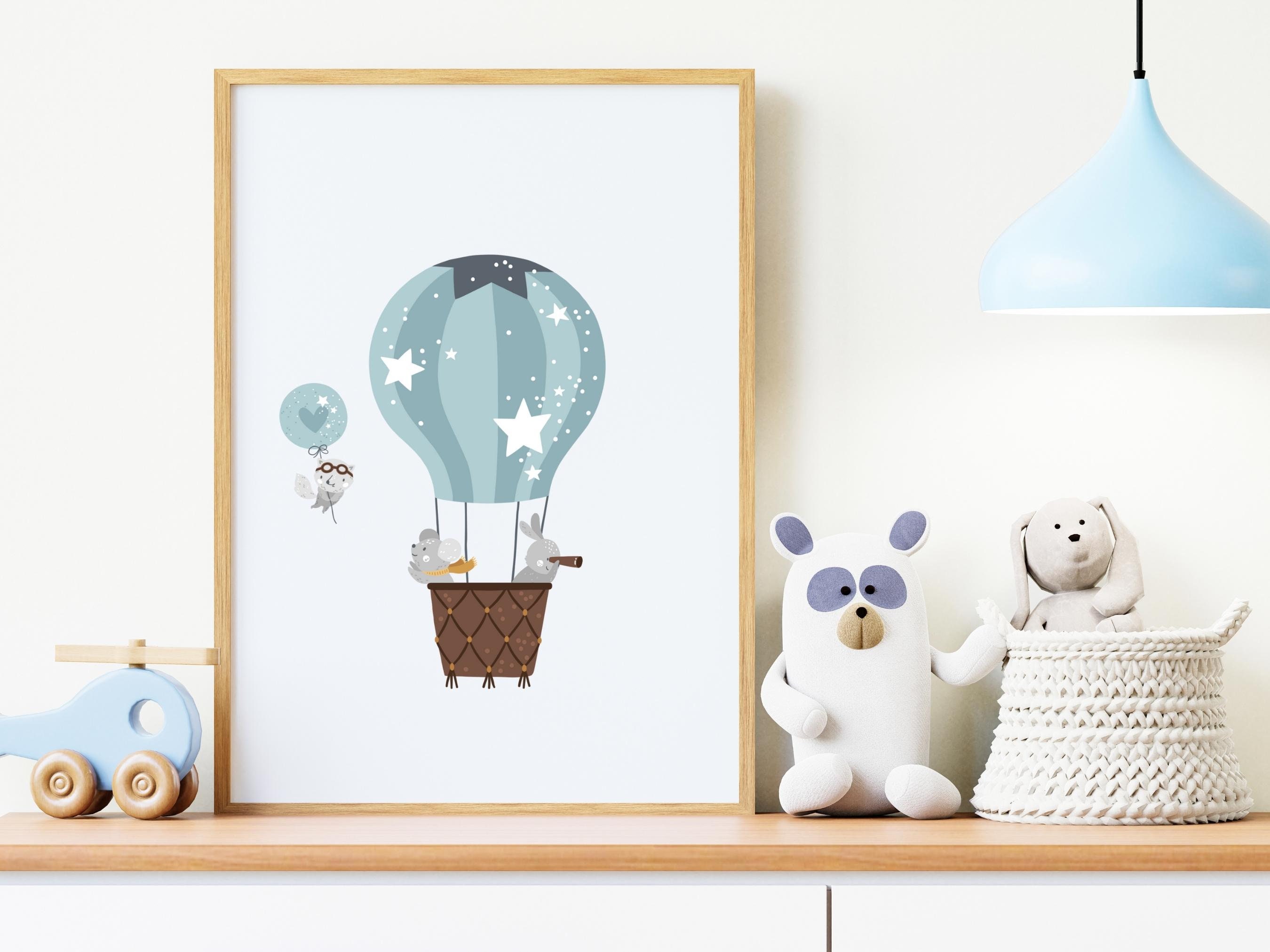 Cute Name Sign for Nursery Custom Baby Name Wall Art Blue - Etsy