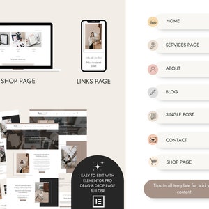 Nora Recolor Wordpress Website Template Elementor Pro - Etsy