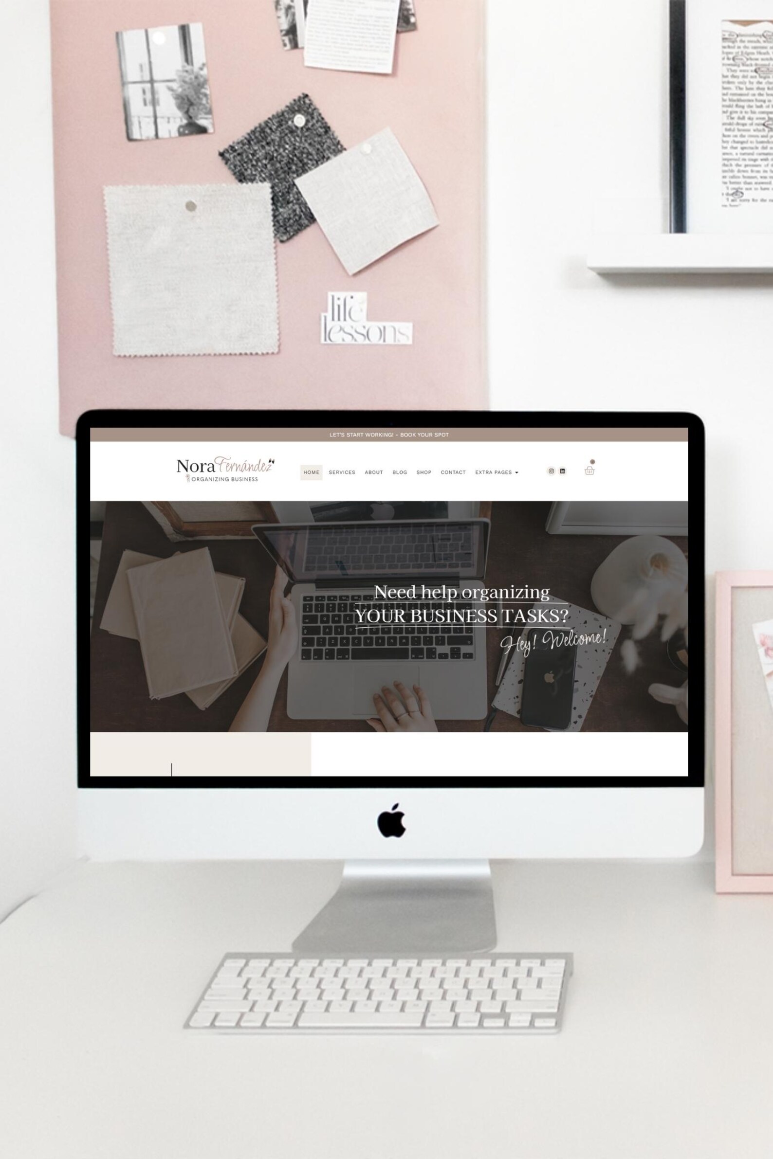 Nora Recolor Wordpress Website Template Elementor Pro Templates Kit ...