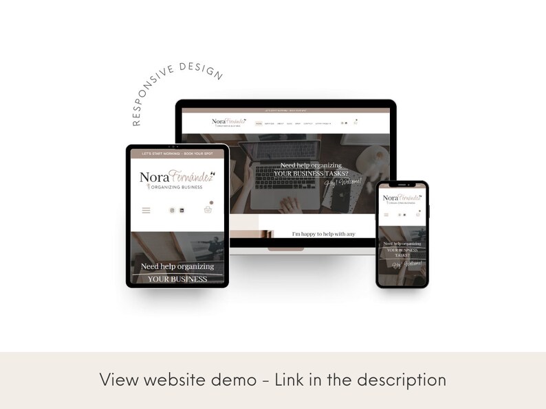 Nora Recolor Wordpress Website Template Elementor Pro - Etsy