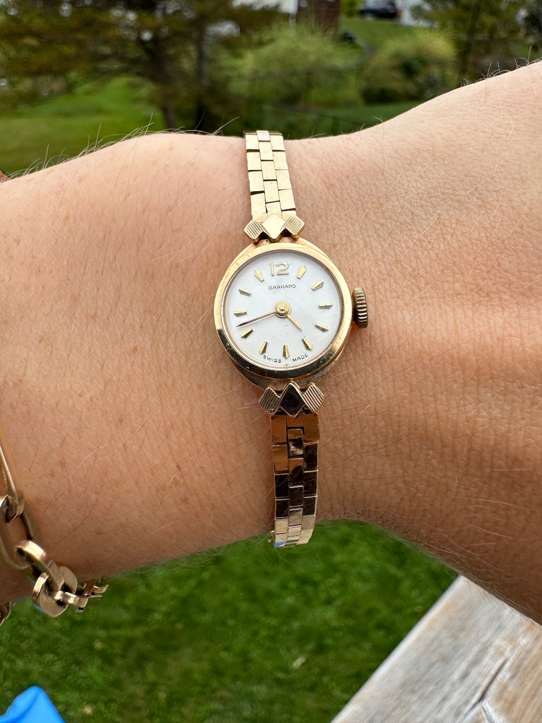 Solid Gold 9ct Garrard Ladies Watch - Etsy