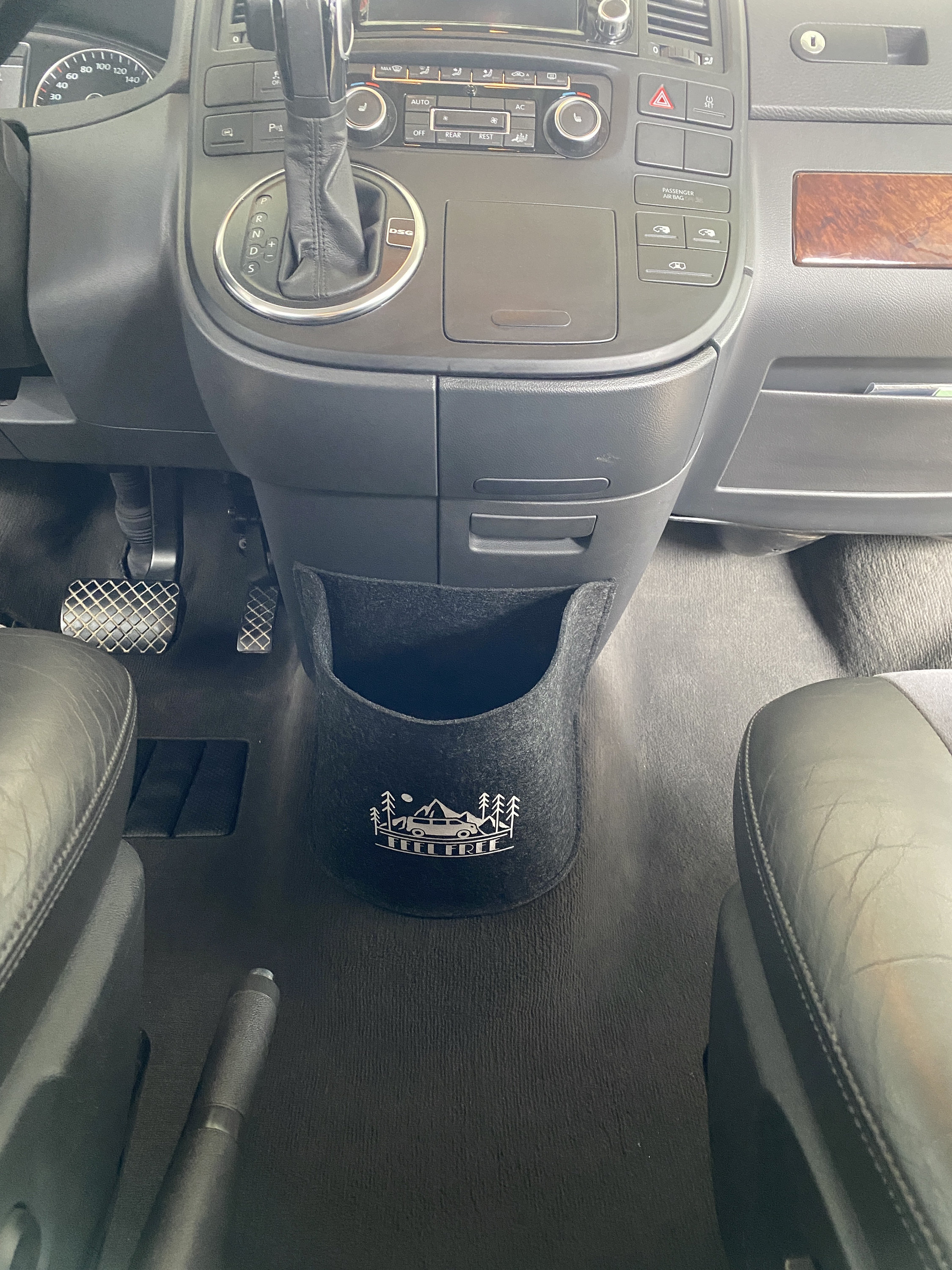 Vw T5 T6 Multivan Bulli Cockpit Felt Bag in Anthracite Car - Etsy Australia