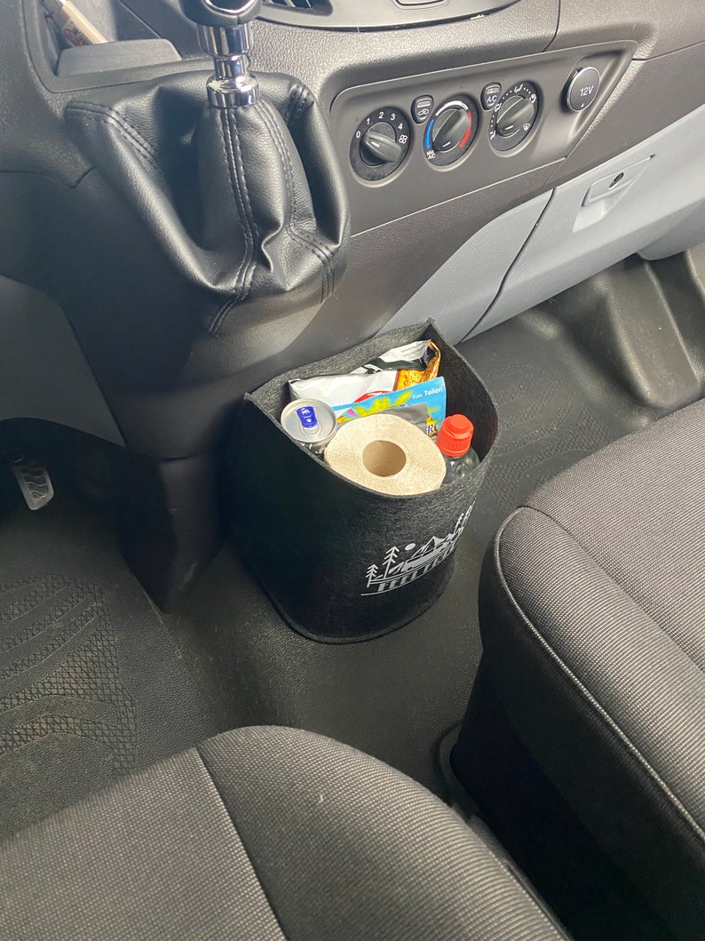 Ford Transit Custom Cockpit Felt Bag in Anthracite Organizer Storage ...